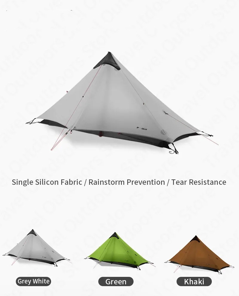 Trekking Pole Tent | Poleless Tent | 1 Man Tent | Survival Island